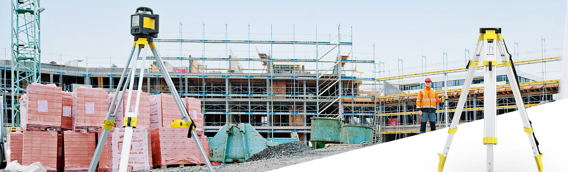 Trépieds de chantier - Précision Topo